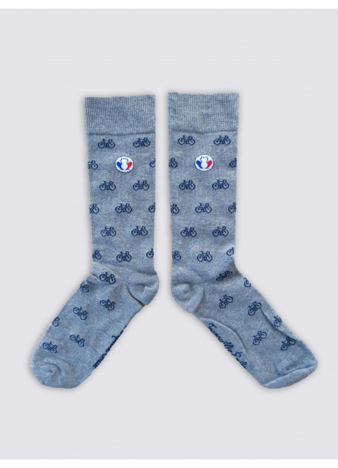 Bicycle socks made in France - Tranquille Émile