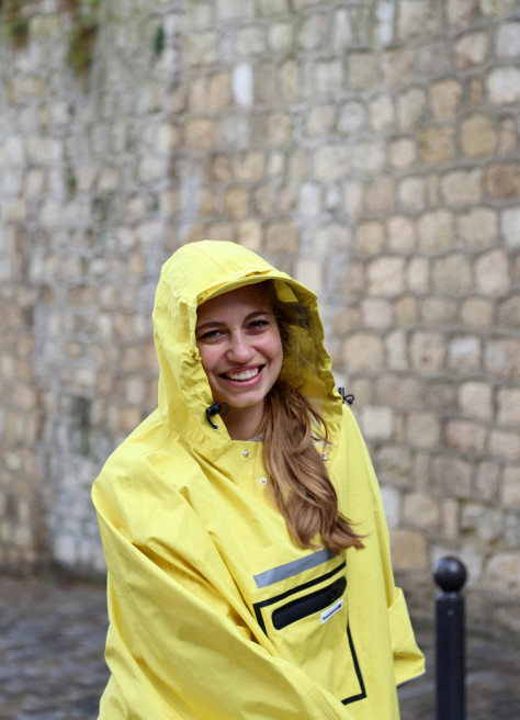 Waterproof cycling poncho - The People's Poncho | JE SUIS À VÉLO