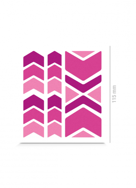 Reflective chevron bike stickers - Reflective Berlin
