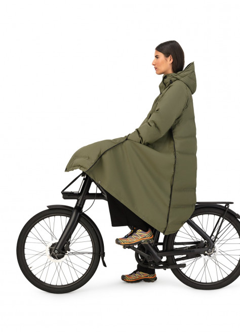 Long cycling jacket with leg cover - Maium Amsterdam