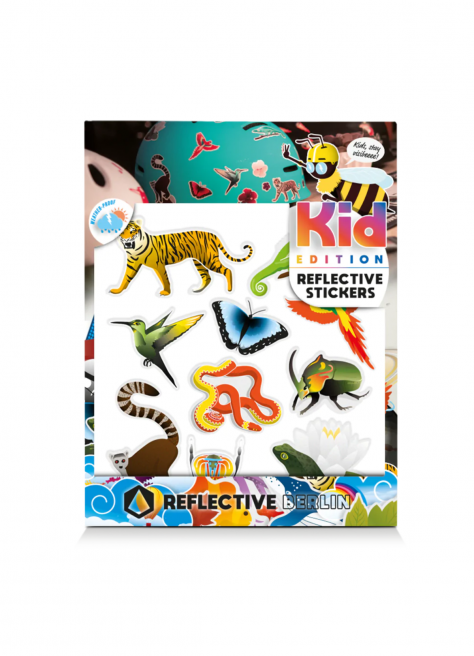 Fun reflective bike stickers - Reflective Berlin