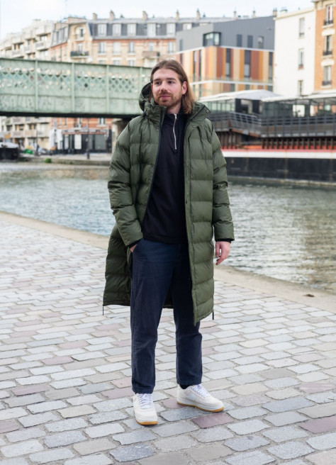 Long cycling jacket with leg cover - Maium Amsterdam